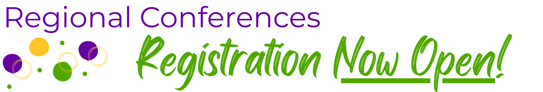 Regional Conferences Landing Page